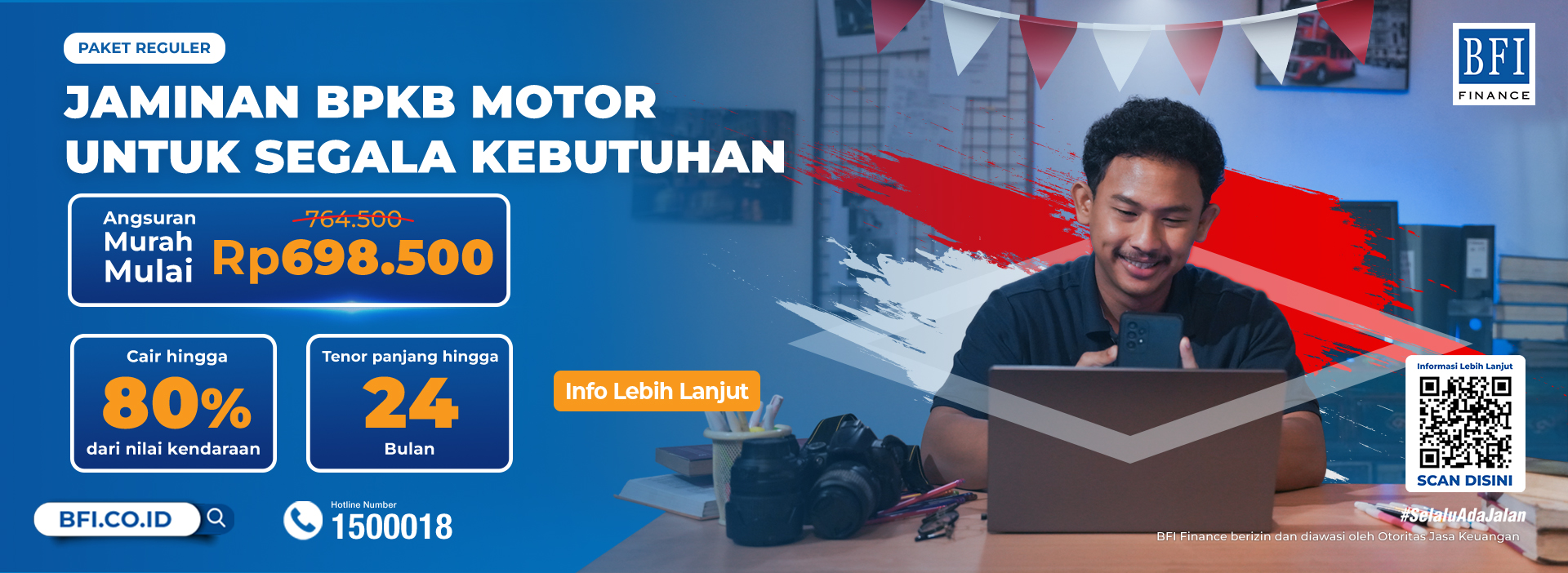 Pinjaman Jaminan BPKB Motor - BFI Finance
