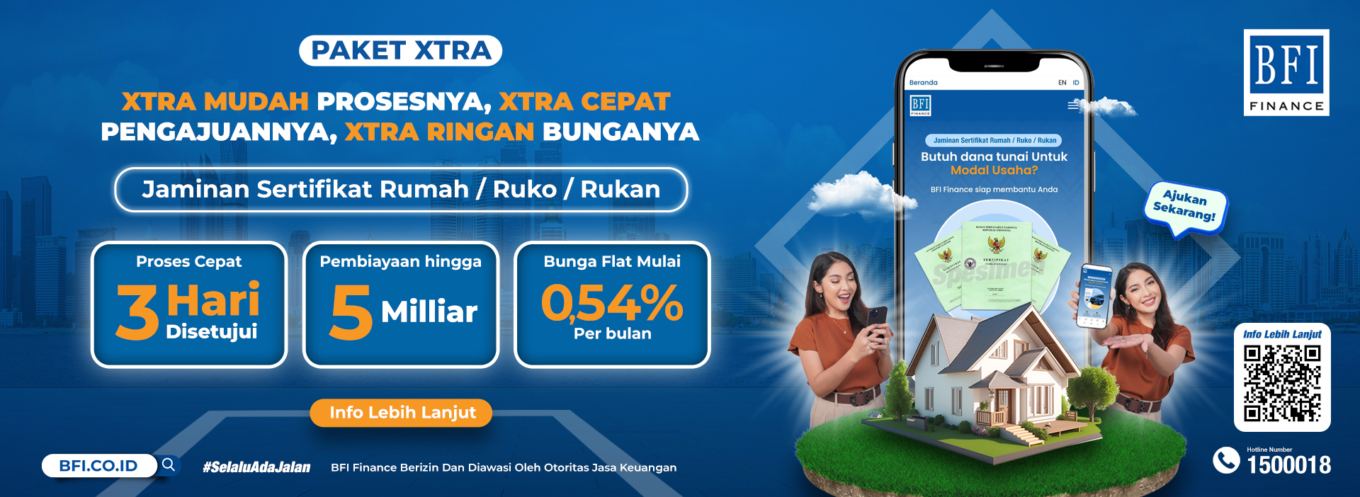 BFI Finance - Pinjaman Jaminan BPKB dan Sertifikat Rumah