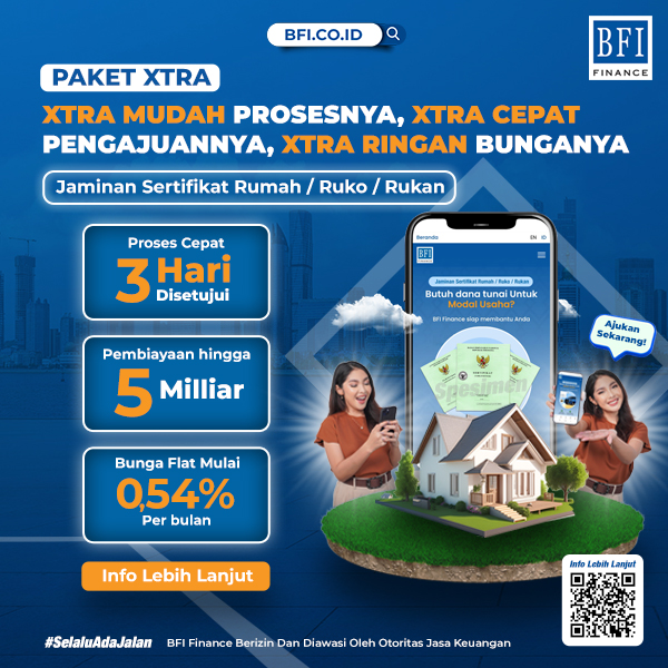 BFI Finance - Pinjaman Jaminan BPKB dan Sertifikat Rumah