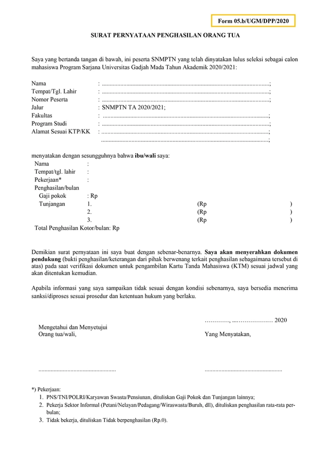 Surat Keterangan Penghasilan: Cara Membuat dan Contohnya - BFI